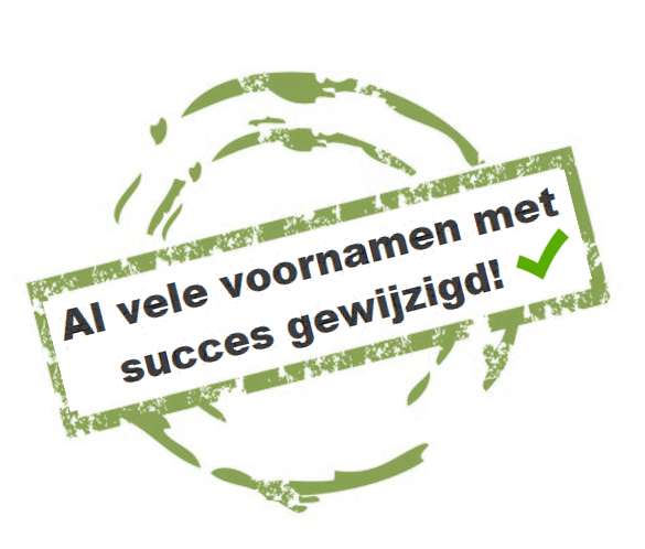 Uw voornaam veranderen: snel geregeld voor een vast laag tarief